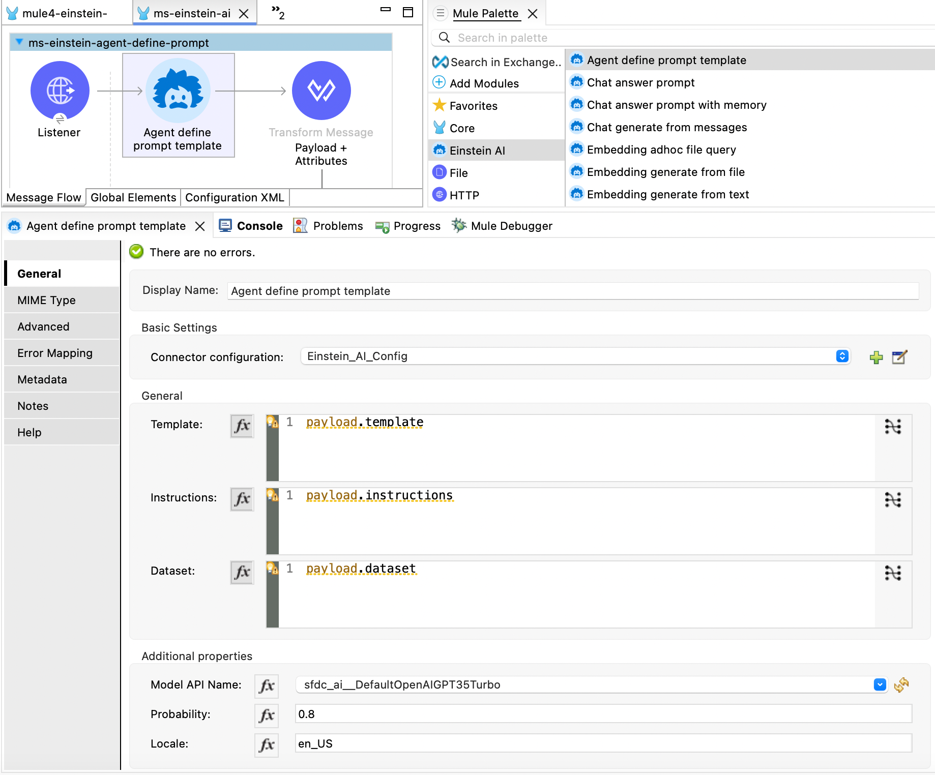 [Agent] Define Prompt Template