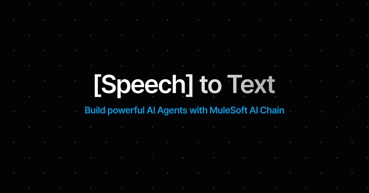 [Speech] to Text
