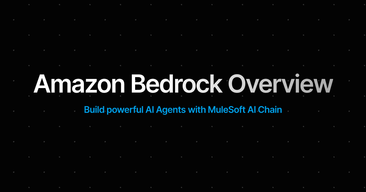 Amazon Bedrock Overview