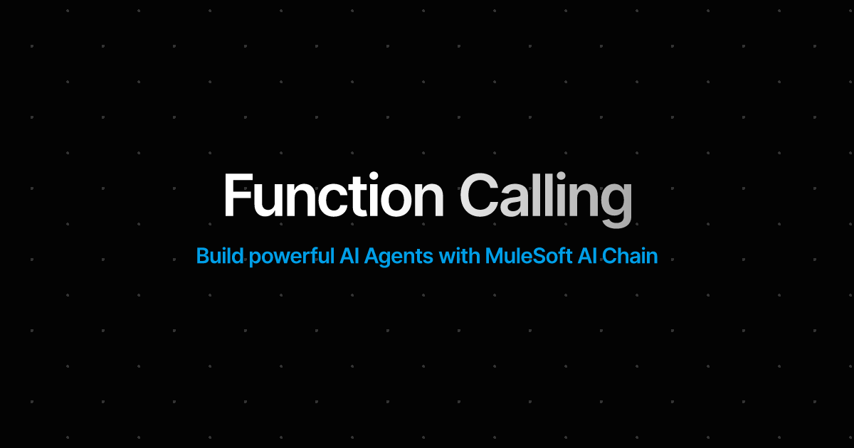 Function Calling & Tools