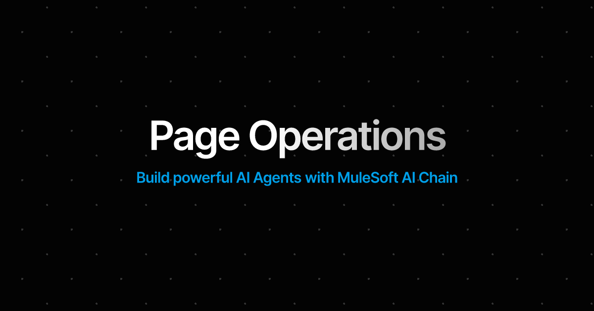 Page Operations