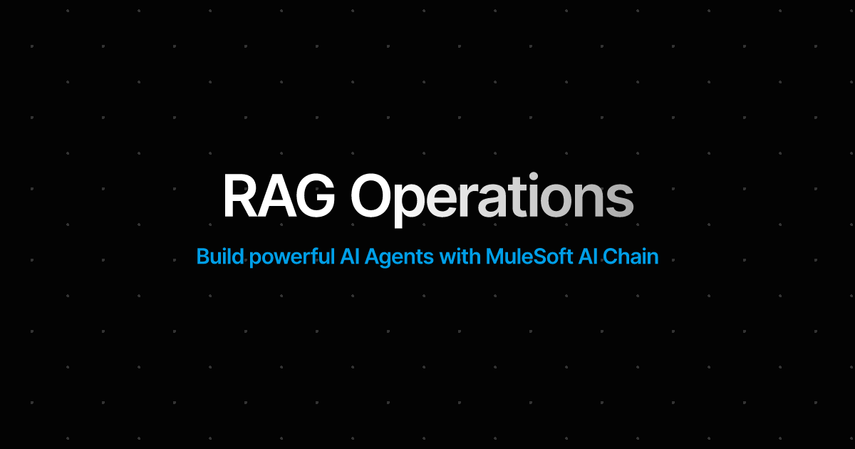 RAG Operations