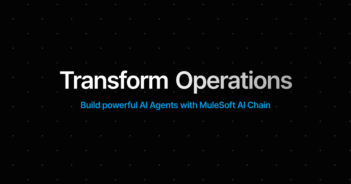 Transform Operations